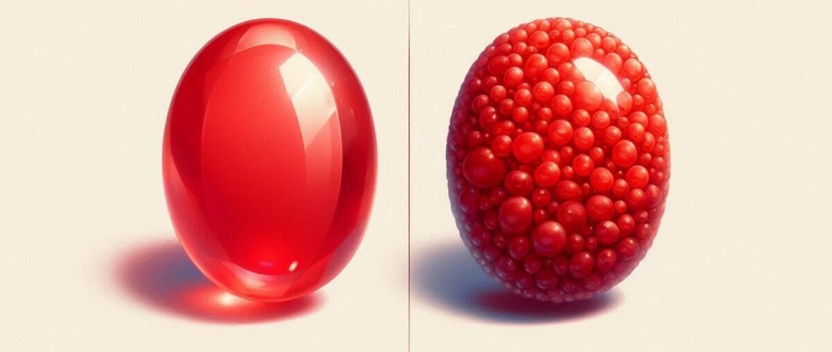 Difference between Japanese and Italian Coral stone